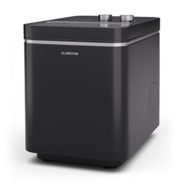 Klarstein IceCraft Eismaschine 2 Modi 1,3 Liter Kaltwasser automatische Reinigung 12kg/24h Schwarz