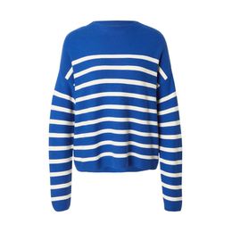armedangels Pullover 'Merinaa' Damen Gr&ouml;&szlig;e S royalblau / wei&szlig;