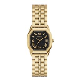 Fossil Analoguhr 'HARLOW' Damen Gr&ouml;&szlig;e One Size gold / schwarz