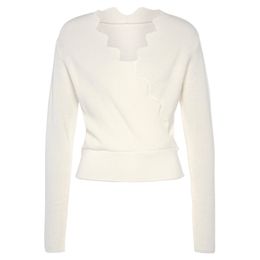 Lascana Pullover Damen Gr&ouml;&szlig;e XS wei&szlig;