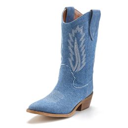 Lascana Cowboy Boots female Blue size 36