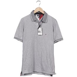 Tommy Hilfiger Poloshirt Herren Gr&ouml;&szlig;e XL Second Hand grau