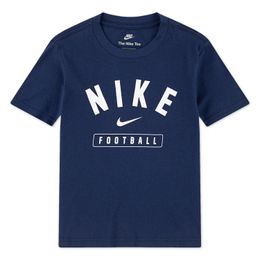 T-Shirt Nike Sportswear "NKB FOOTBALL BCS FIELD SPORT T", Jungen, Gr. 104 (4), blau (midnight navy), Obermaterial: 60% Baumwolle, 40% Polyester, Shirts T-Shirt, für Kinder