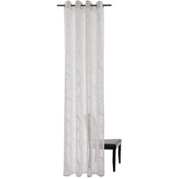 Vorhang HOMING "Seth", wei&szlig;, B:140cm H:245cm, Polyester, Gardinen, wei&szlig;, Wohnzimmer, Kinderzimmer