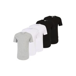 Only & Sons Only & Sons T-Shirt 'ONSMATT LONGY' Herren Gr&ouml;&szlig;e S grau / schwarz / wei&szlig;