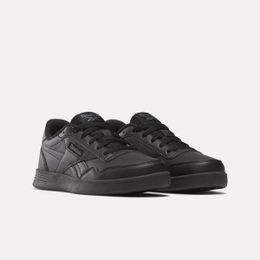 Sneaker Reebok CLASSIC "REEBOK COURT ADVANCE", M&auml;dchen, Gr. 30, schwarz (schwarz, schwarz, schwarz), Synthetik, Schuhe Sneaker