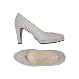 Gabor Pumps Damen Gr&ouml;&szlig;e 38.5 Second Hand silber