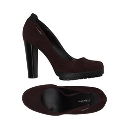 Calvin Klein Pumps Damen Gr&ouml;&szlig;e 38 Second Hand bordeaux