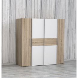 FORTE Dreh-/Schwebet&uuml;renschrank KALIXTUS