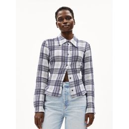 armedangels Bluse ' FJAANIA CHECK ' Damen Gr&ouml;&szlig;e M hellblau
