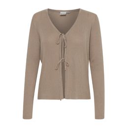 Ichi Strickjacke 'Kalessi' Damen Gr&ouml;&szlig;e XS taupe