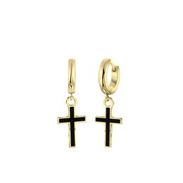 Lucardi Earring male Gold size Onesize