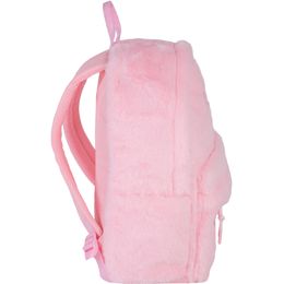 COOLPACK Kinder Freizeitrucksack "Big, Stitch, Fluffy"stitch pink, Pl&uuml;sch, Polyester, Rucks&auml;cke