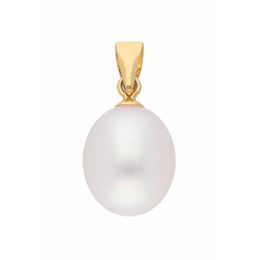 Adelia&acute;s ADELIA ́S Damen Kettenanh&auml;nger "Damen 585 Gold Anh&auml;nger mit S&uuml;&szlig;wasser Zuchtperle", Gold, gold, Gold, Schmuckanh&auml;nger, mit S&uuml;&szlig;wasser Zuchtperle f&uuml;r