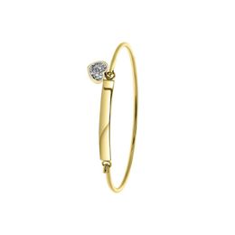 Lucardi Armband M&auml;dchen Gr&ouml;&szlig;e 50 gold / transparent