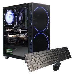 GAMEMAX Gaming-PC "Black Hole 7811 Intel Core i5 14400F 16GB RAM 1TB SSD RTX 5060Ti", Microsoft Windows 11 Home (64 Bit), 16 GB RAM 1.000 GB