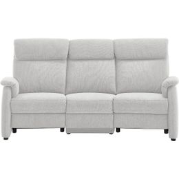 3-Sitzer Home Affaire, B:226cm H:107cm T:97cmlight, grau, 94% Polyester, 6% Nylon, Sofas, "Turin Sofa mit elektrischer Relaxfunktion, Breite 226 cm",
