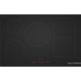 Bosch Induktions-Kochfeld "PVW81CHB1E", B:80,2cm H:5,1cm T:52,2cmmattschwarz, Kochfelder, Moderne matte Optik: 5x weniger sichtbare Kratzer