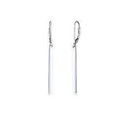 Elli Damen Paar Ohrh&auml;nger "Basic H&auml;nger Geo Stab Look Schmuck Geschenk 925 Silber", onesize, ohne Stein, Silber 925 (Sterlingsilber), silber, Silber