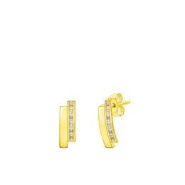 Lucardi Earrings 'Klassisch' female Gold size Onesize