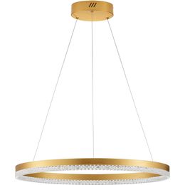 NOVA LUCE LED-Hängeleuchte "ADRIA", 1, Ø 60cm, 1 Stk., gold, Leuchten