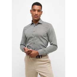 Eterna Herren Langarmhemd "SLIM FIT"gr&uuml;n, Gr. 38, Twill, 100% cotton, Hemden