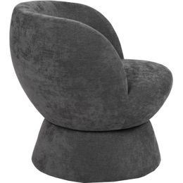 Drehsessel OTTO HOME, B:69cm H:71cm T:70,5cm, grau, pine wood frame, foam, fabric, Wohnzimmer, Sessel, "ZAZZA Lese-Sessel, TV-Sessel, Loungesessel",