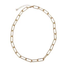 Urban Classics Damen Halsreif "Urban Classics Unisex Ceres Basic Necklace", onesize, Eisengold, Eisen, Halsketten