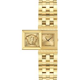 Versace Damen Quarzuhr "Versace REVEAL", gold, Armbanduhren, Armbanduhr, Damenuhr, Swiss Made, Edelstahlarmband, analog
