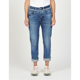 Gang Damen Boyfriend-Jeans "Gang Jeans Boyfriend 94NICA CROPPED", blau, Gr. 29, 90% Baumwolle, 2% Elasthan, 8% Polyester, Jeans