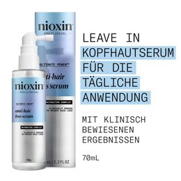 Nioxin Damen Kopfhaut-Pflegeserum "Anti-Hair Loss Serum", 70mltransparent, Haarpflegemittel, Effektiv gegen Haarausfall, Wirkung klinisch nachgewiesen