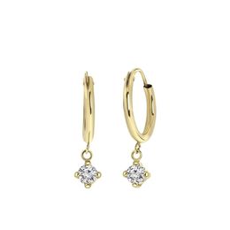 Lucardi Earrings 'Klassisch' female Gold size Onesize