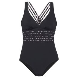 Lascana Swimsuit female Black size 40