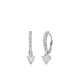 Lucardi Earrings 'Klassisch' female Silver size Onesize
