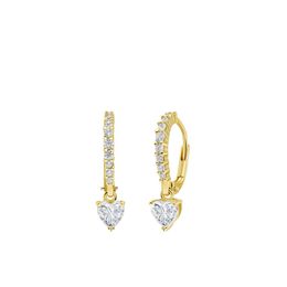 Lucardi Earrings 'Klassisch' female Gold size Onesize