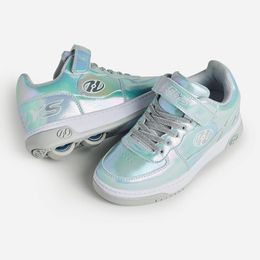 Heelys M&auml;dchen Sneaker "REZERVE LOW X2", Gr. 30silber, grau, wei&szlig;, Synthetik, Schuhe, mit Rollen