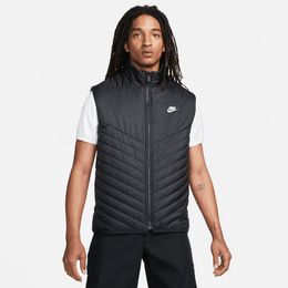 Nike Sportswear Herren Steppweste "THERMA-FIT WINDRUNNER MENS MID-WEIG", schwarz, Gr. S, Obermaterial: 100% Polyester, Westen
