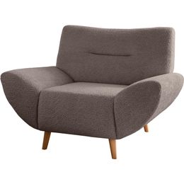 Sessel Home Affaire "Drago", taupe, B:111cm H:81cm T:90cm, Sessel, Sessel