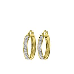 Lucardi Earrings 'Klassisch' female Gold size 20