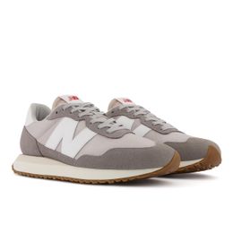 New Balance Herren Sneaker "M237", Gr. 44, grau, Leder, Textil, Schuhe, vom New Balance 327 inspiriert