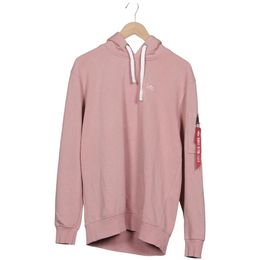 Alpha Industries Kapuzenpullover Herren Gr&ouml;&szlig;e XL Second Hand pink