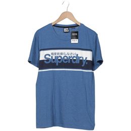 Superdry & Co T-Shirt Herren Gr&ouml;&szlig;e XXL Second Hand blau