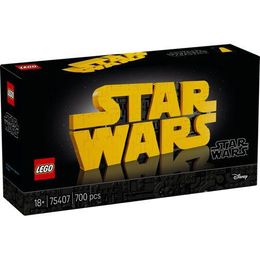 Lego Star Wars 75407 Star Wars Logo aus Lego Steinen