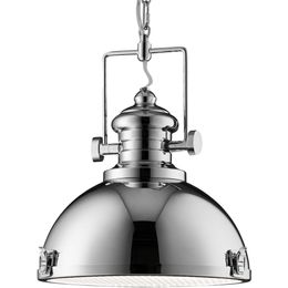 Searchlight H&auml;ngeleuchte "Louisiana Pendant", chrom, 1, &Oslash; 31cm H: 39cm, 1 Stk., Leuchten, H&auml;ngeleuchte