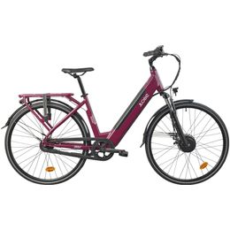 Llobe E-Bike "City E-Bike 28" Millenium 7G", 47cm, 28 Zoll (71,12cm), rot, Elektrofahrräder, Pedelec, Elektrofahrrad für Damen und Herren