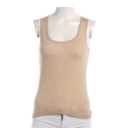 Jil Sander Top / Seidentop Damen Gr&ouml;&szlig;e S Second Hand hellbraun