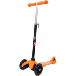 Jamara Kinder Dreiradscooter "KickLight", orange, B:23cm, Roller, mit LED-R&auml;dern