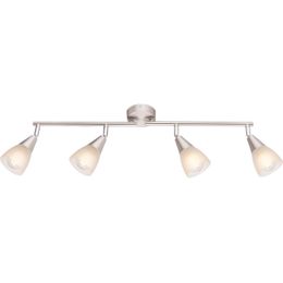 Globo LIGHTING Deckenstrahler "TADEUS", Ø 7cm H: 60cm, 1 Stk.nickel matt, Leuchten, Deckenspot/Flur/Wohnzimmer/Schlafzimmer