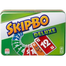 Mattel GAMES Kinder Spiel "Skip-Bo Deluxe Metallbox", bunt, Spiele
