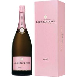 Champagne Louis Roederer Ros&eacute; Jahrgang in Geschenkpackung brut 1,5 L 2013 Brut - &ndash; Perl- & Schaumwein AOP